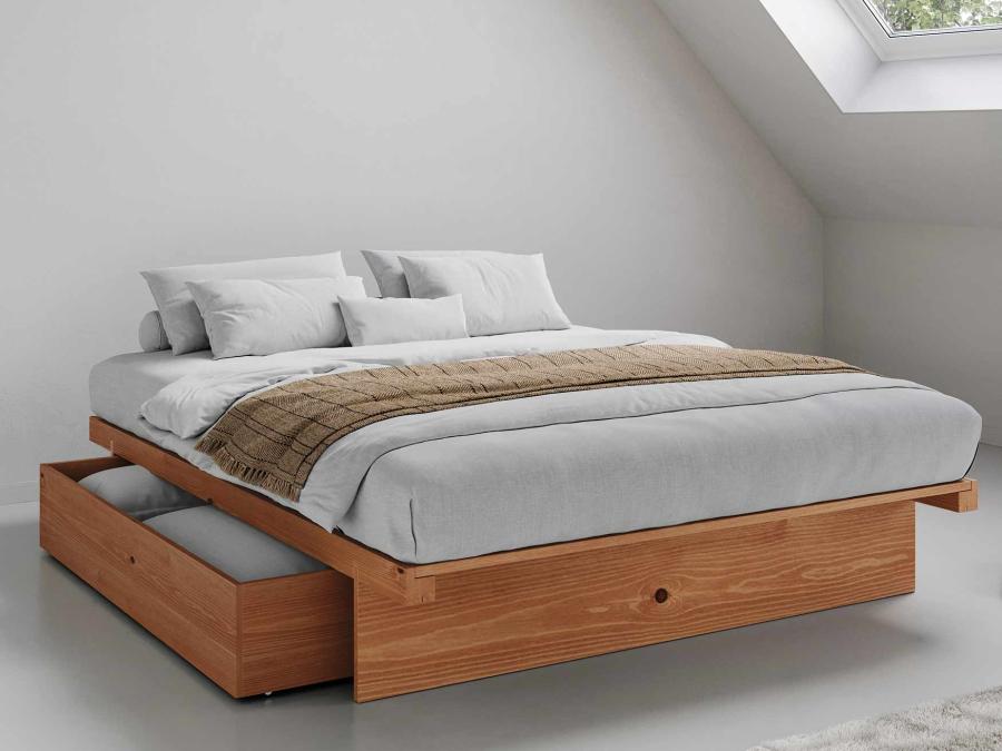 Platform box bed frame store